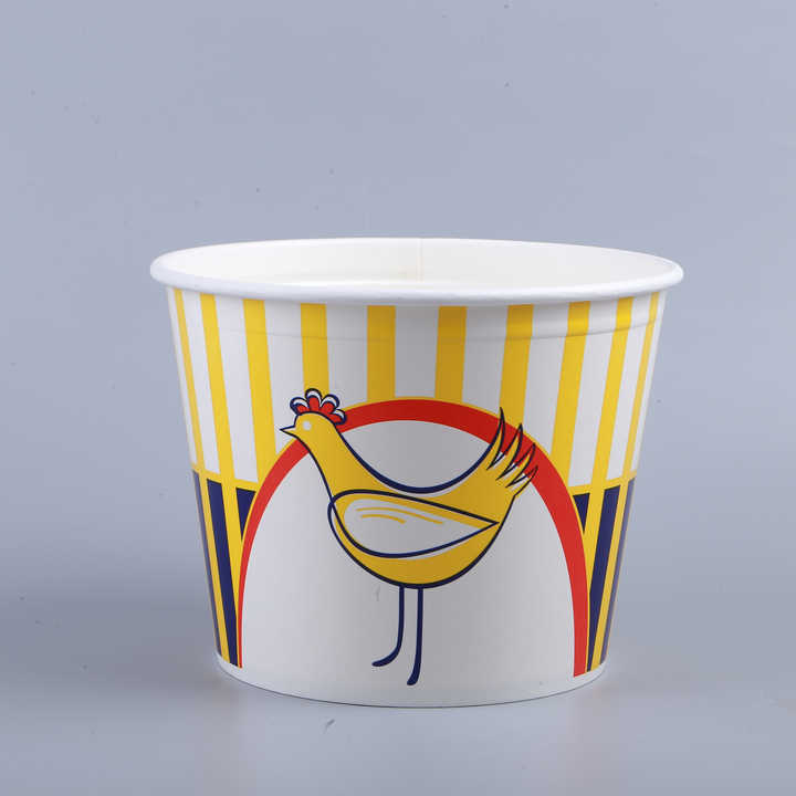 Custom Logo Printed Food Grade Popcorn Tub Cup Disposable KFC Fried ...