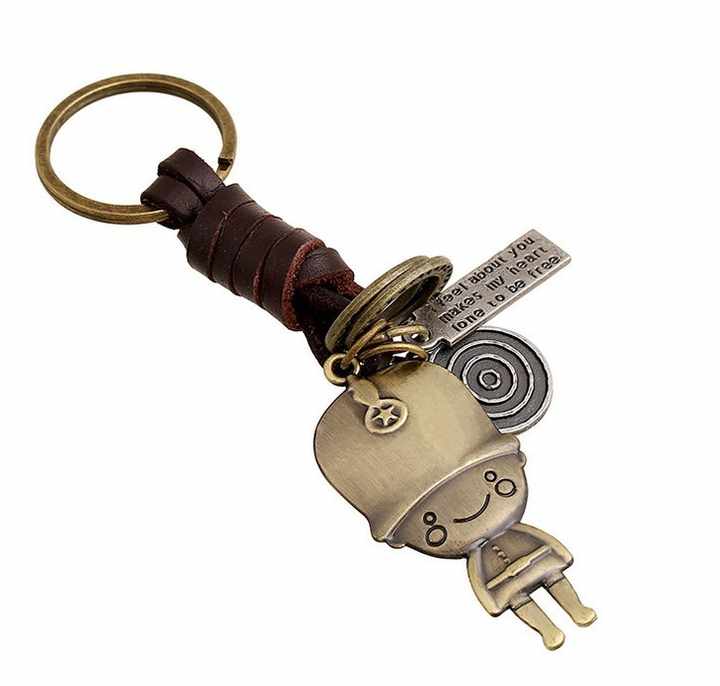 Key Ring Metal Zinc Alloy Key Chain Cartoon Soldier Military Keychain ...