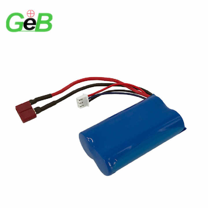 GEB 20C High Rate 18650 7.4V 2000mAh 2S1P 1500mAh 2600mAh with PCB Dean ...