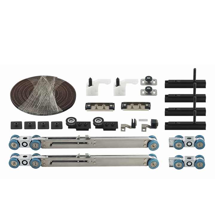 Hanging Sliding Synchronized Door System Aluminium Frame Glass ...