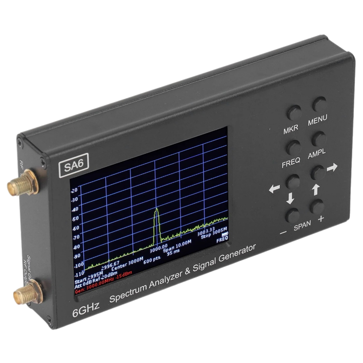 SA6 Portable Spectrum Analyzer - 35mhz-6.2ghz, PC Control