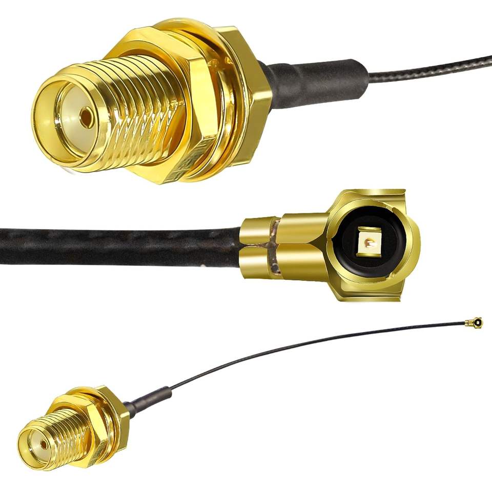 ShengDa RF1.13 Coaxial Cable SMA Female to UFL Connector Waterproof Low ...