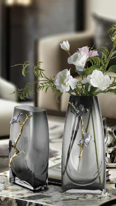 Modern Home Decoration Ornaments Light Luxury Decorative Desktop Vases ...