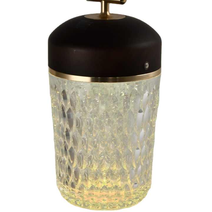 Modern Transparent Luxury Table Light Decorative Bedroom Bedside ...