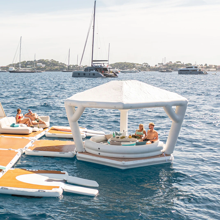 Commercial Inflatable Cabana Customized Floating Cabana for Water Relax ...