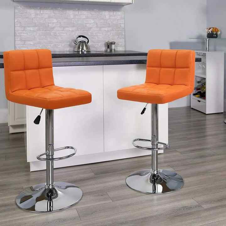 Height Adjustable Bar Chairs - Stylish & Functional