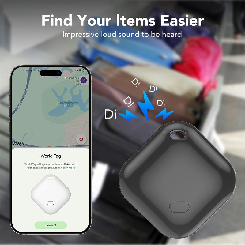 Dual System Bluetooth Key Smart Anti-loss Gps Tracker Item Wallet Alarm ...