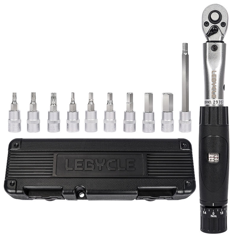 LEBYCLE Professional Cycle Portable Socket Torque Wrench Set Kits for ...