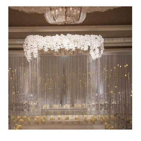 Glass Floor Wedding - Elegant Tempered Glass Stage Platform