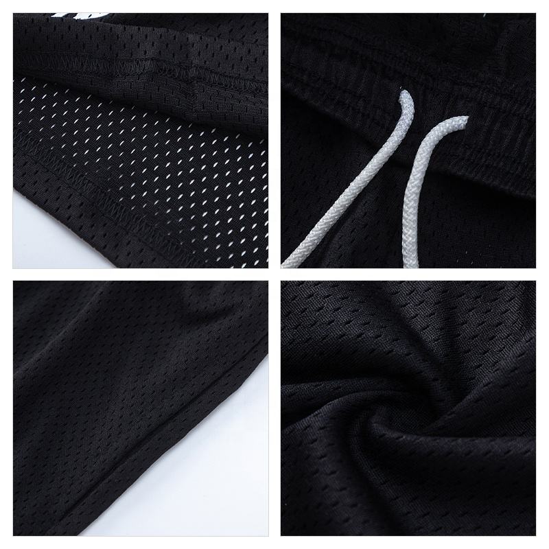 Three Peat Sun Logo Mesh Basketball EEric Emanuell Shorts Breathable ...