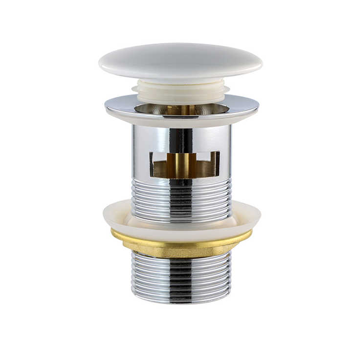 Ceramic Drain Waste - Modern, Chrome Plated Brass Basin