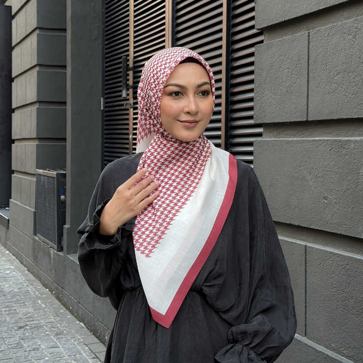 Textil Supplier Classic Bawal Tudung Printed Premium Cotton Muslim Veil ...