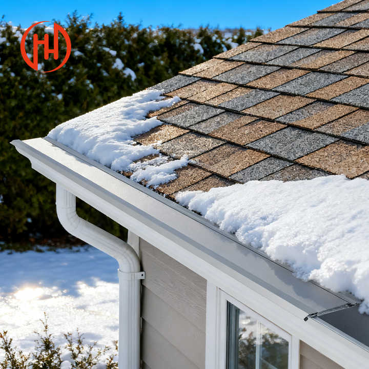 Smart Thermal Heating Technology Prevents Ice Damming Aluminum Gutter ...