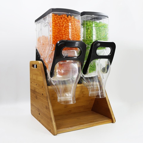 Wall mounted gravity bin bulk cereal grain coffee bean rice dry grain ...