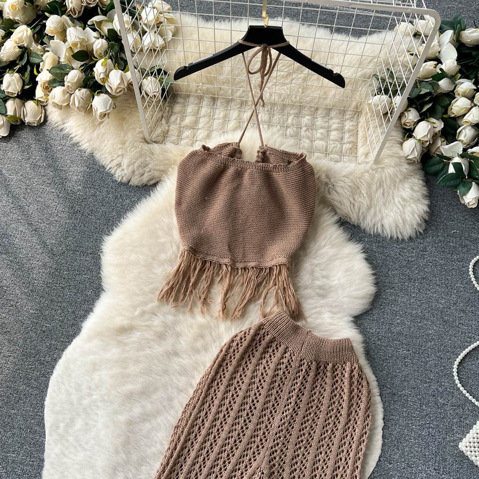 Seaside Vacation Set Women's Summer Knit Set| Alibaba.com
