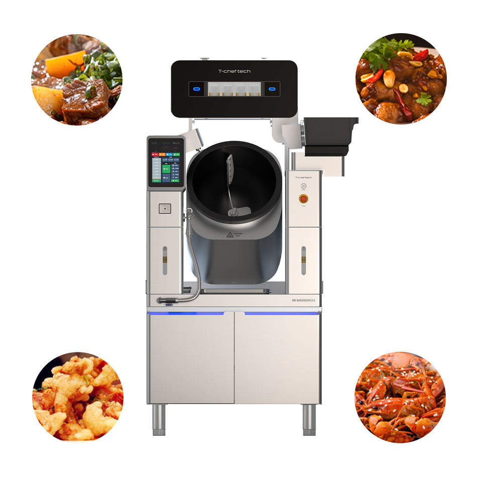 Professional Robotic Chef Cooking Machine for Hotels Stainless Steel ...
