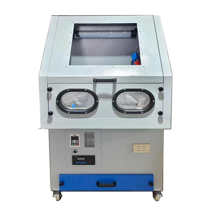 New Enclosed Grinding & Polishing Workbench Dust Removal Mobile ...