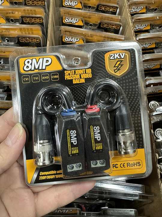 8MP HD CCTV Video Balun Transceiver Video Transformer with Screw ...