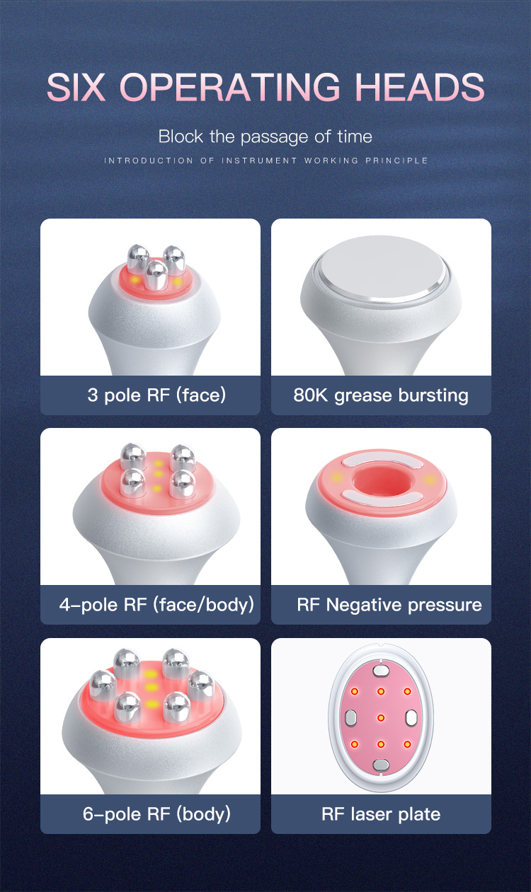 6 In 1 Ultrasonic Liposuction Cavitation RF Vacuum Body Sculpting ...