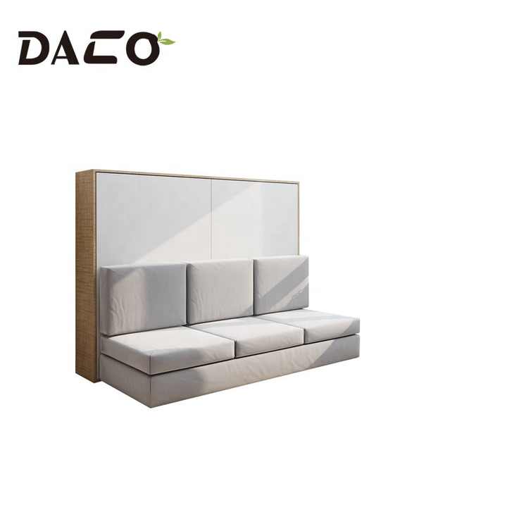 Queen Size Horizontal Murphy Bed Mechanism Hardware with Sofa