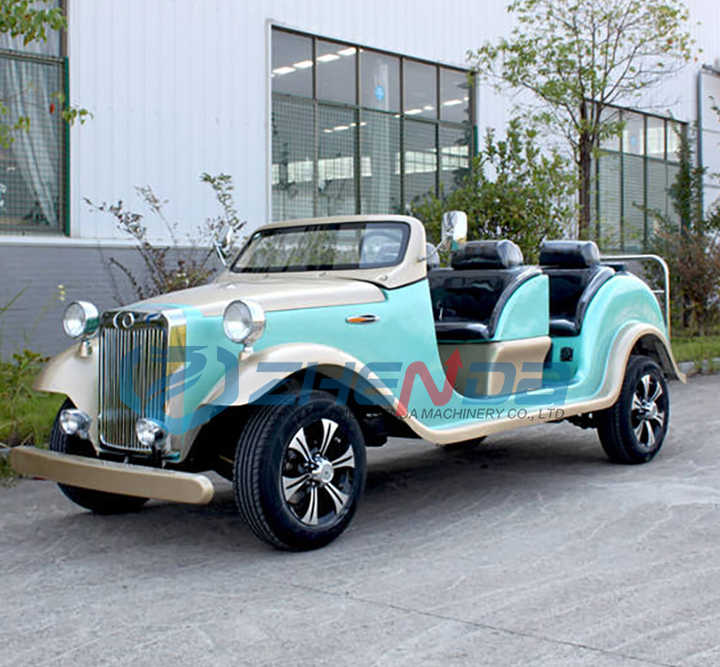 Zhenda two rows electric large battery golf cars high quality golf ...