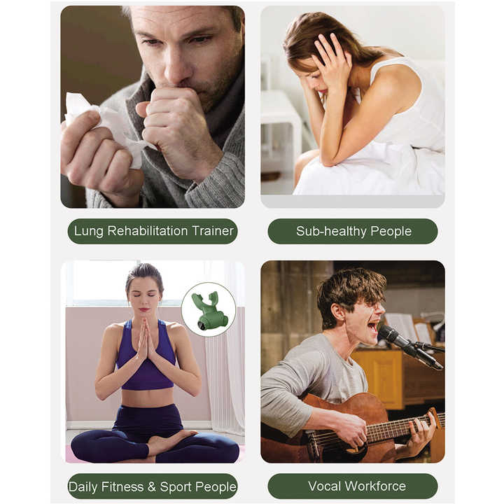 Innstar Breathing Exercise Device - Adjustable Lung Trainer