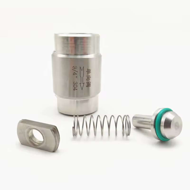 304 Stainless Steel High Pressure One Way Check Valve 1/8" 1/4" 3/8" 1/ ...