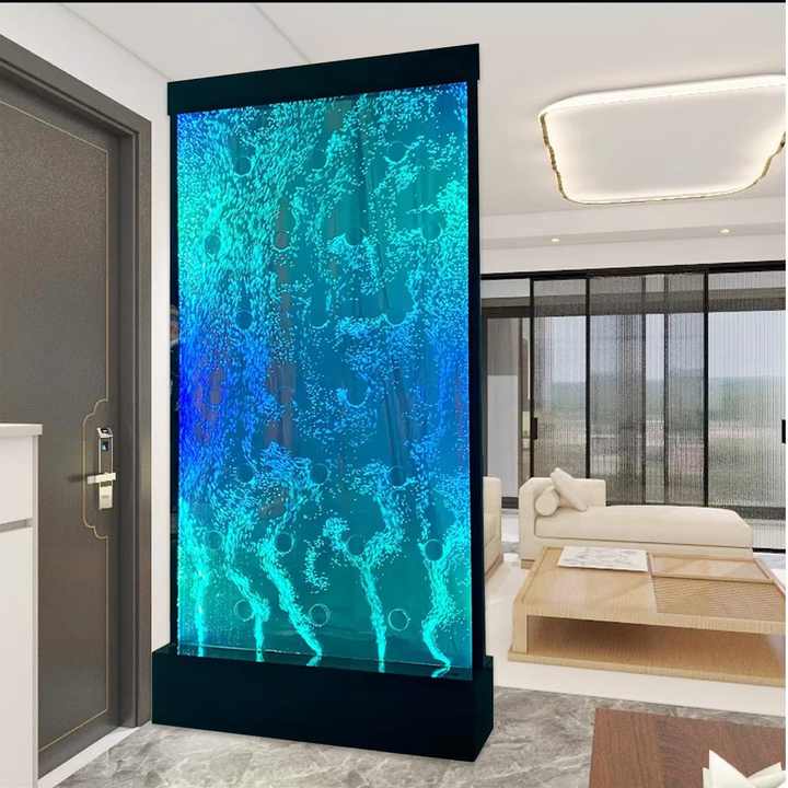 Interior Decoration LED Water Bubble Wall Features Panel