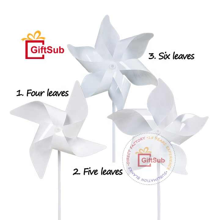 Custom Kids Gifts Outdoor Sublimation PET Plastic Windmill Pinwheel ...