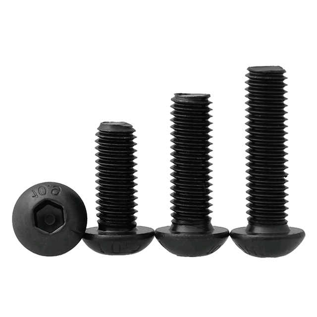 M10 Round Head Allen Key Bolt - Galvanized Hex Socket Screw