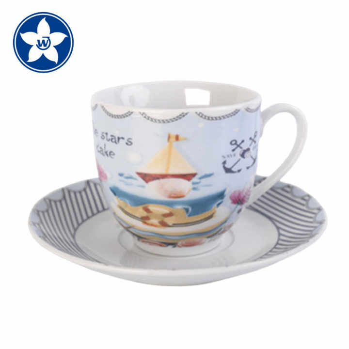 Classic Pakistan Style Porcelain Coffee Tea Cup Sets