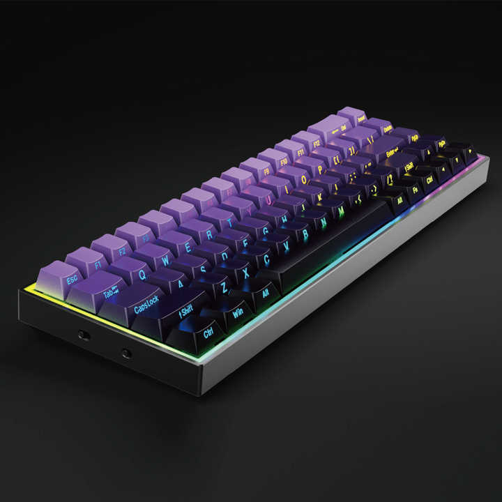 68 Keys Gaming Keyboard - Customized Layout & Hot Swappable