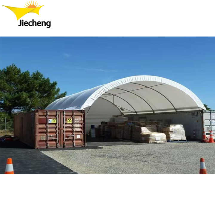 C4040 20ft 40ft 70ft Pvc Fabric Double Truss Container Steel Building ...