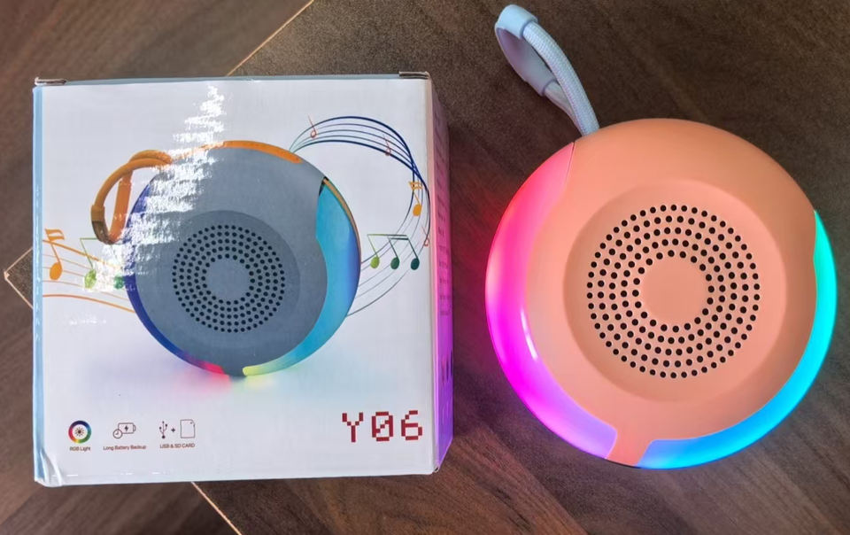 2026 New Speaker RGB Color Speaker Mini Speaker Portable Speaker ...