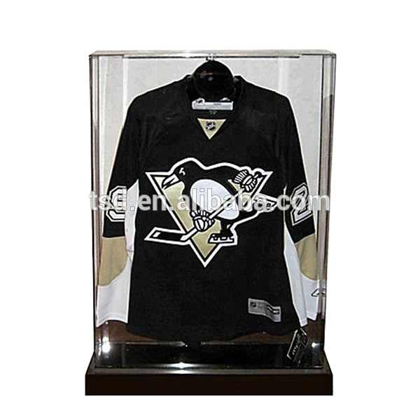 Clear Acrylic Jersey Display Case for Clothing Store Showcase