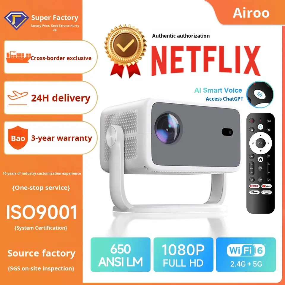 Officially Licensed Netflix Ultra-High Definition 4K LED Lamp Portable ...