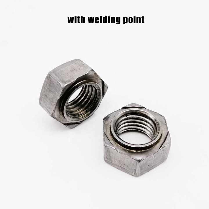 M4 to M20 Carbon Steel Hex Studs & Weld Nuts - DIN Standards
