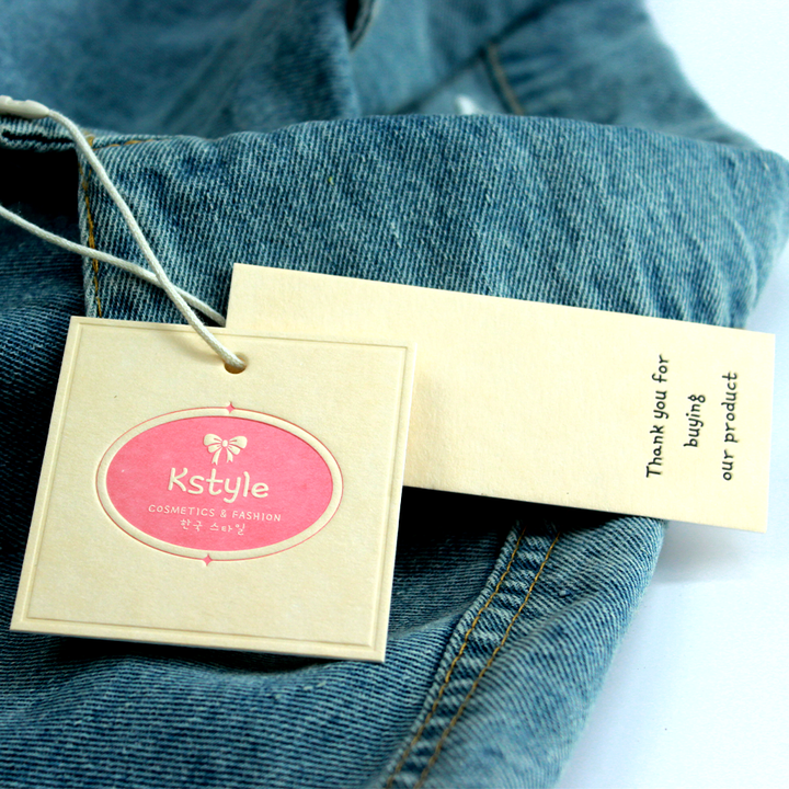 Customized Thick Clothing Labels - Luxury 3D LOGO Hangtags