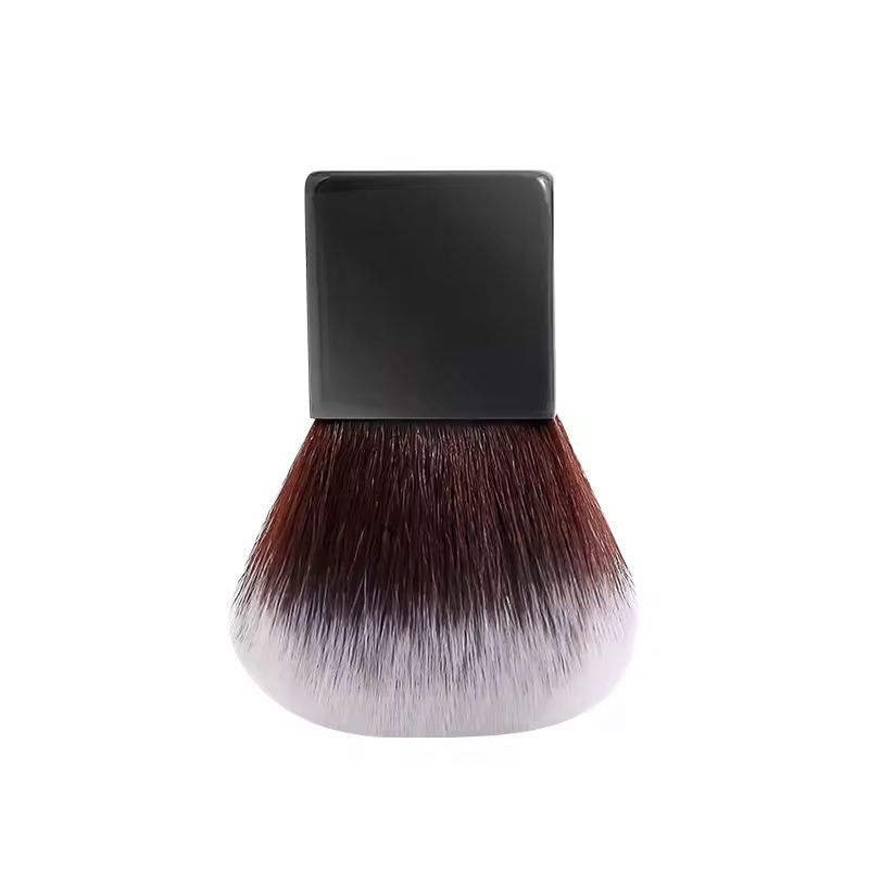 Custom Logo Nylon Kabuki Face Makeup Brush for Loose Powder Blush ...