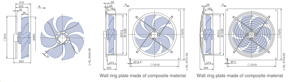 Genuine Goods FC091-SDS.7Q.V7 Original German ZIEHL-ABEGG Fan 380v-400v ...