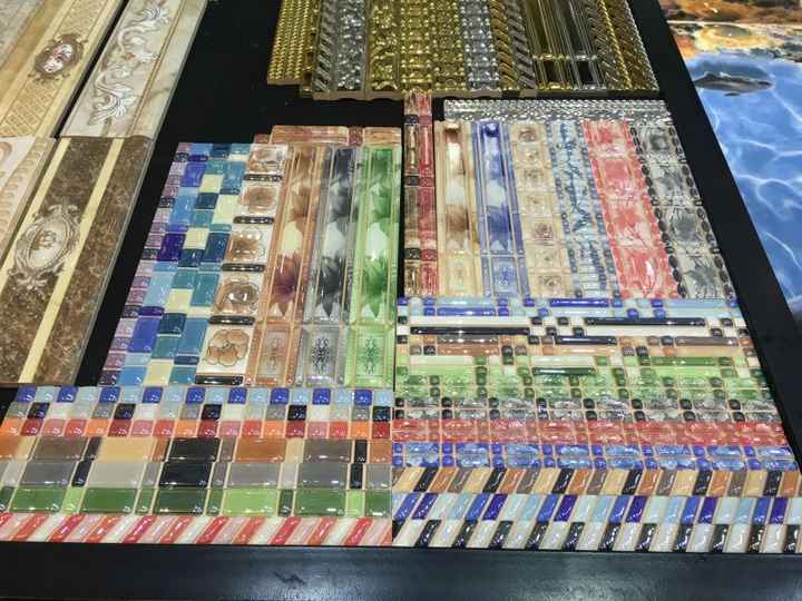 Beautiful Design Embossed Resin Border Tiles - Durable & Stylish