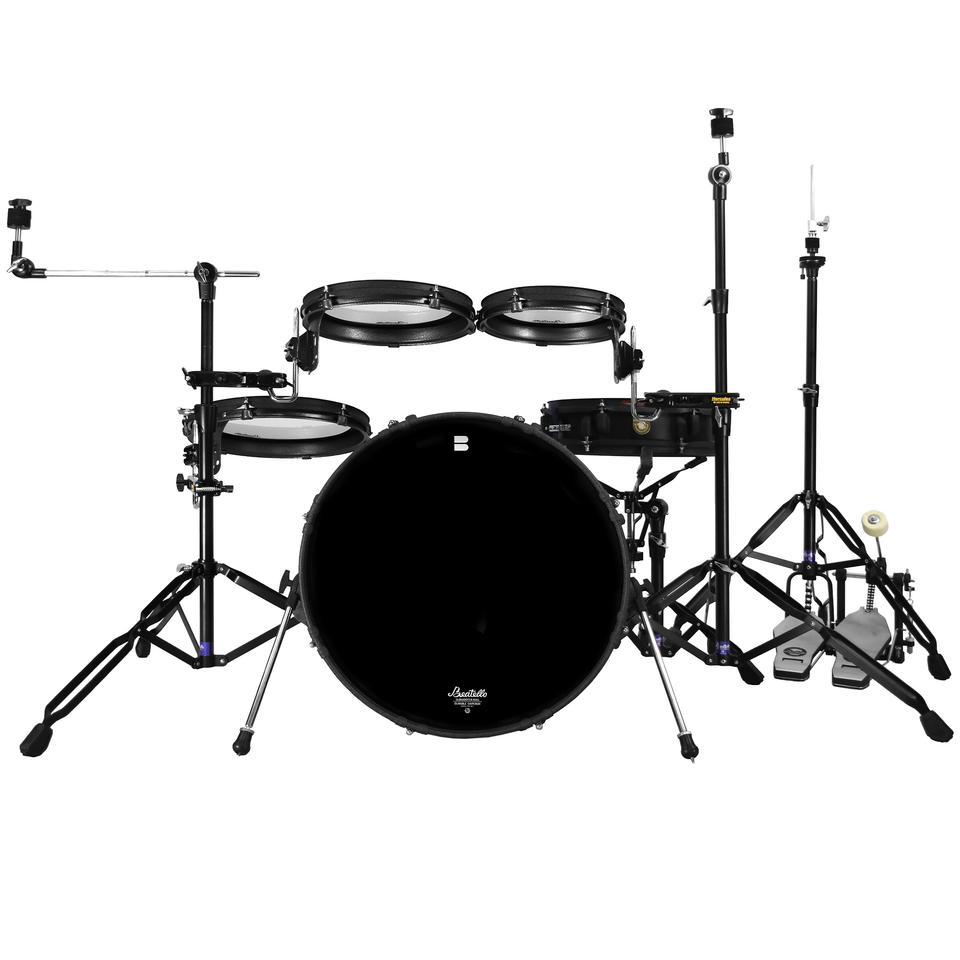 Beatello Portable 5-Piece Acoustic Drum Set for Beginners | Durable ...