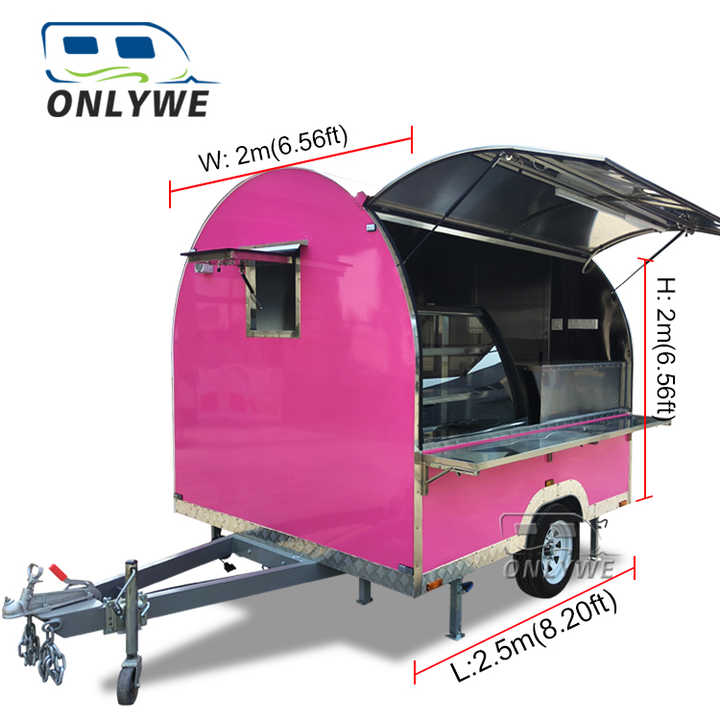 ONLYWE Customised Mini Food Trailers - Perfect for Outdoor Vending