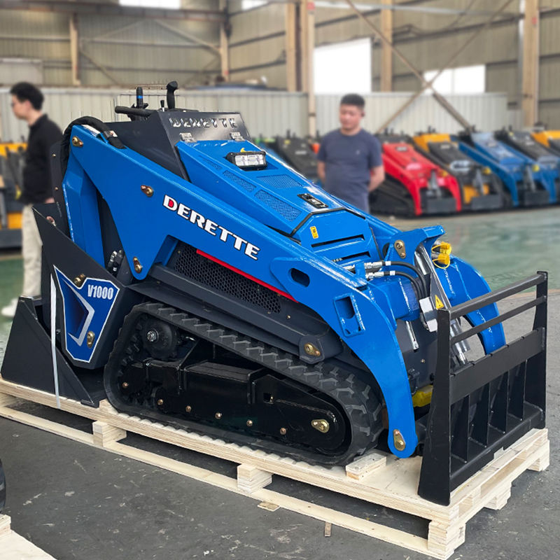 Derette XC1100 Mini Skid Steer Loader EPA Certified Diesel Engine ...