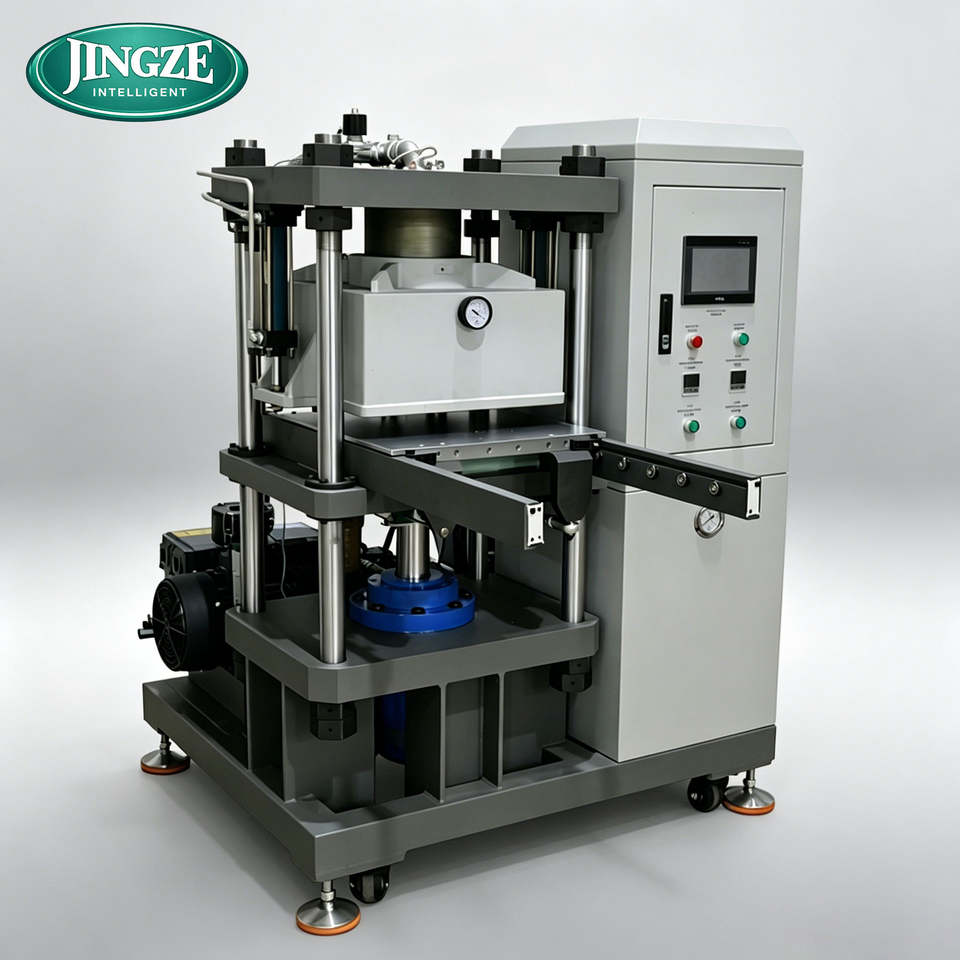 Stable 100 Ton Hydraulic Hot Vulcanizer Intelligent Temperature Control ...