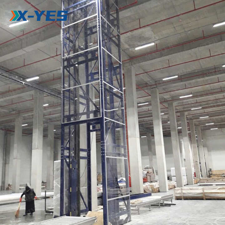 X-YES Opportunity for Cost Savings Vertical Elevator Conveyor Cargo ...