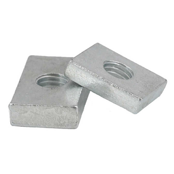 OEM Custom Zinc Plated Carbon Steel Nuts - Square & Rectangular