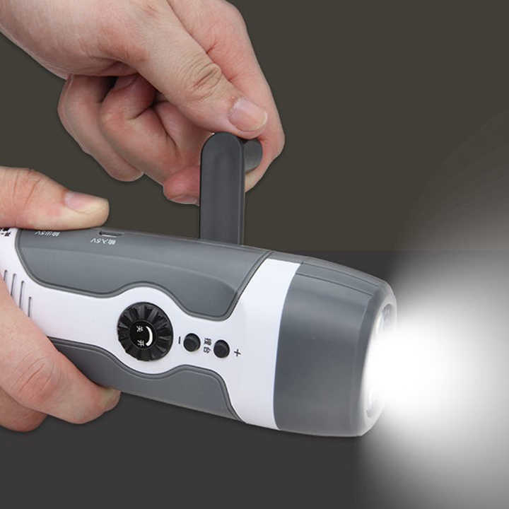 Emergency Relief AM FM Emergency Usage dynamo Hand Crank Flashlight ...