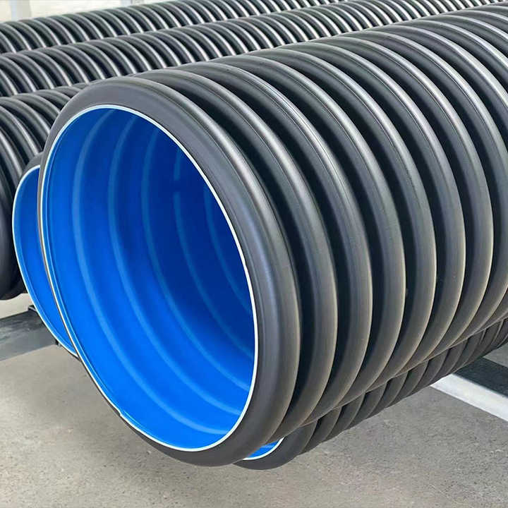 HDPE Sn8 Double Wall Corrugated Perforated Drainage Pipe| Alibaba.com