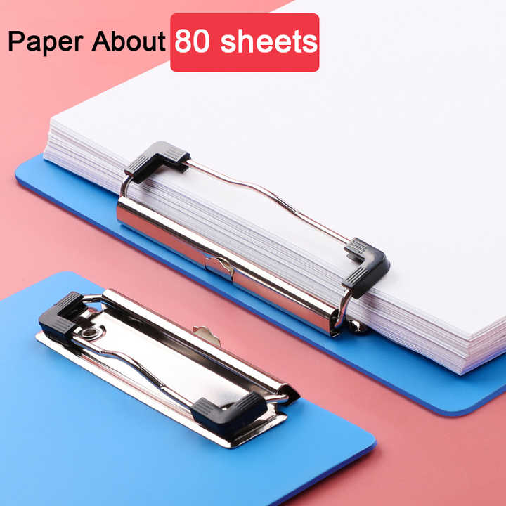 Office A4 A5 A6 Black Plastic Clipboard - User-friendly